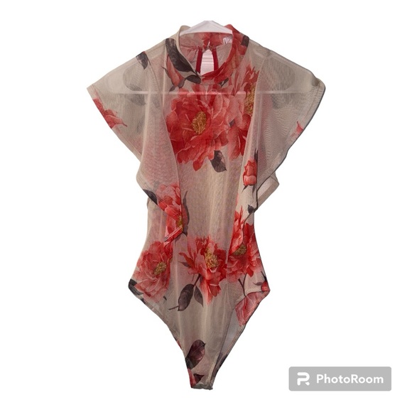 A3 Design | Tops | Sheer Body Suit With Free Tank Underneath | Poshmark